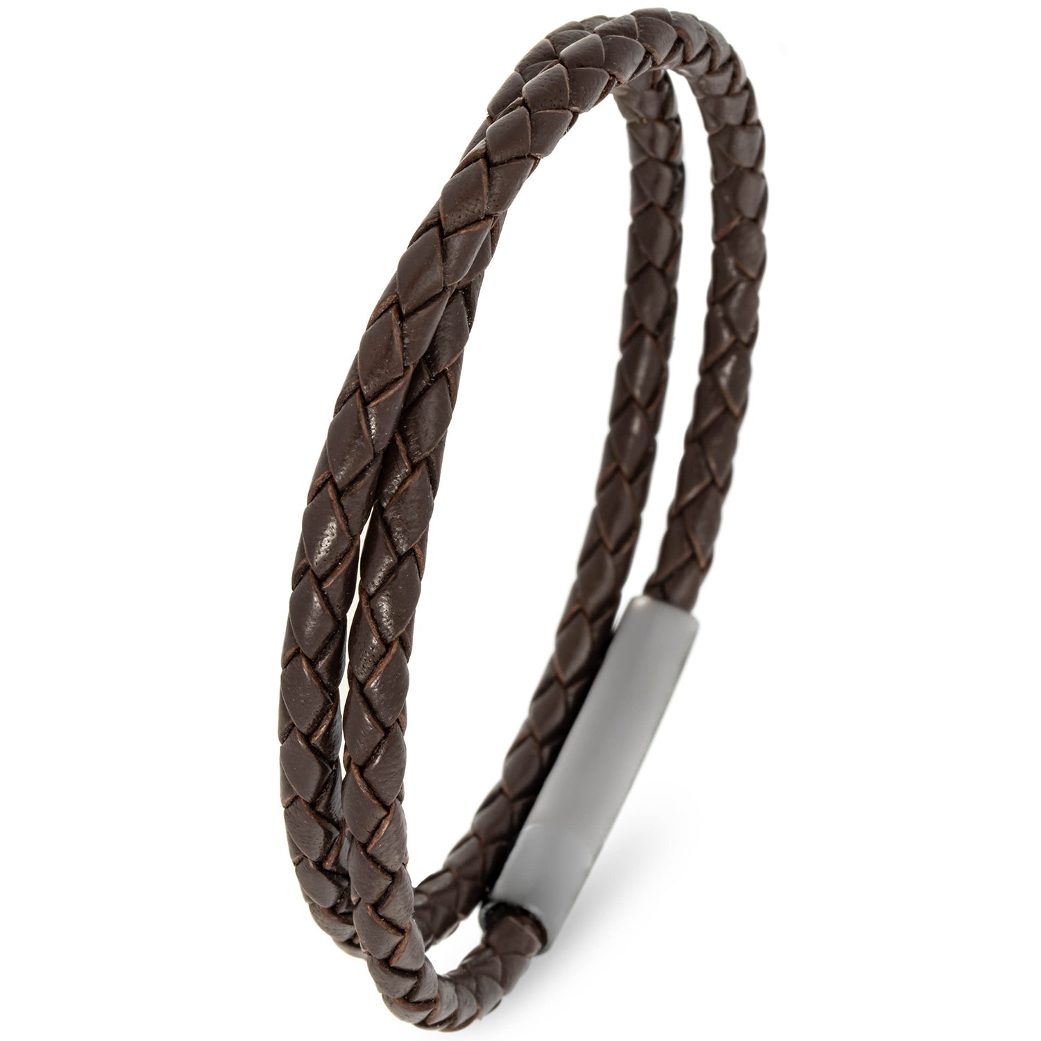 Lederarmband braun geflochten I Echtes Leder, beste Qualität – Simaru